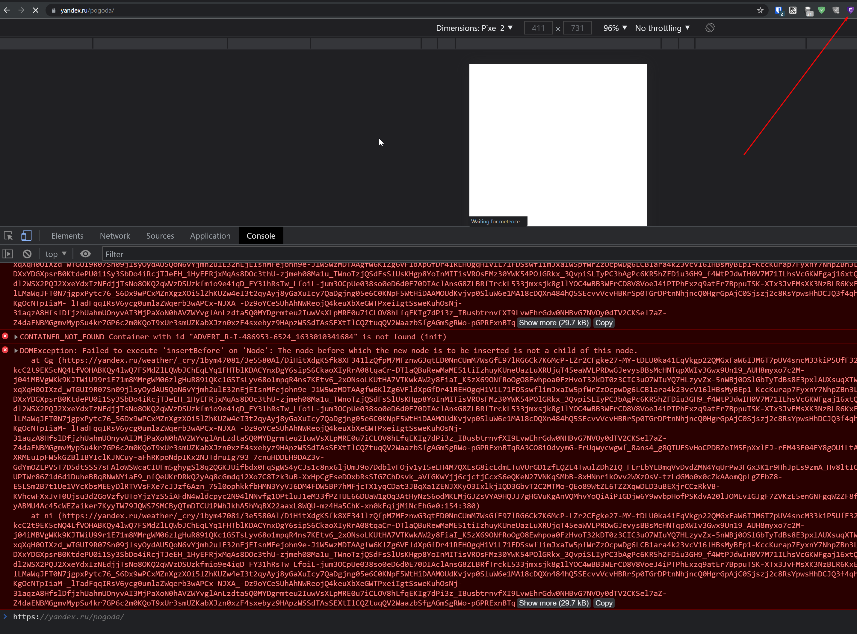 https://yandex.ru/pogoda/ mobile version is broken · Issue #252 · AdguardTeam/AdGuardExtra · GitHub