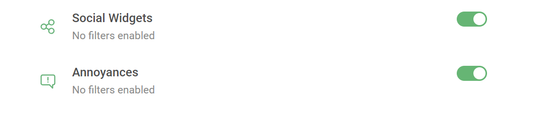 After reset settings, default filters does not turn on afrer enabling ...
