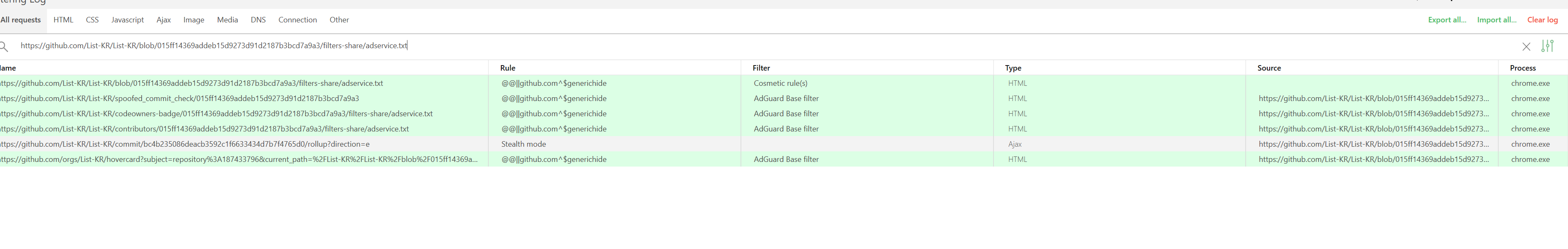 raw.githubusercontent.com · Issue #135544 · AdguardTeam/AdguardFilters · GitHub