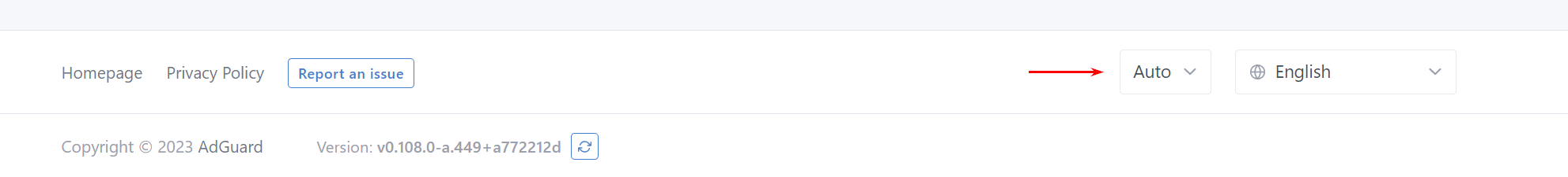 Theme swithing is not obvious · Issue #5620 · AdguardTeam/AdGuardHome · GitHub
