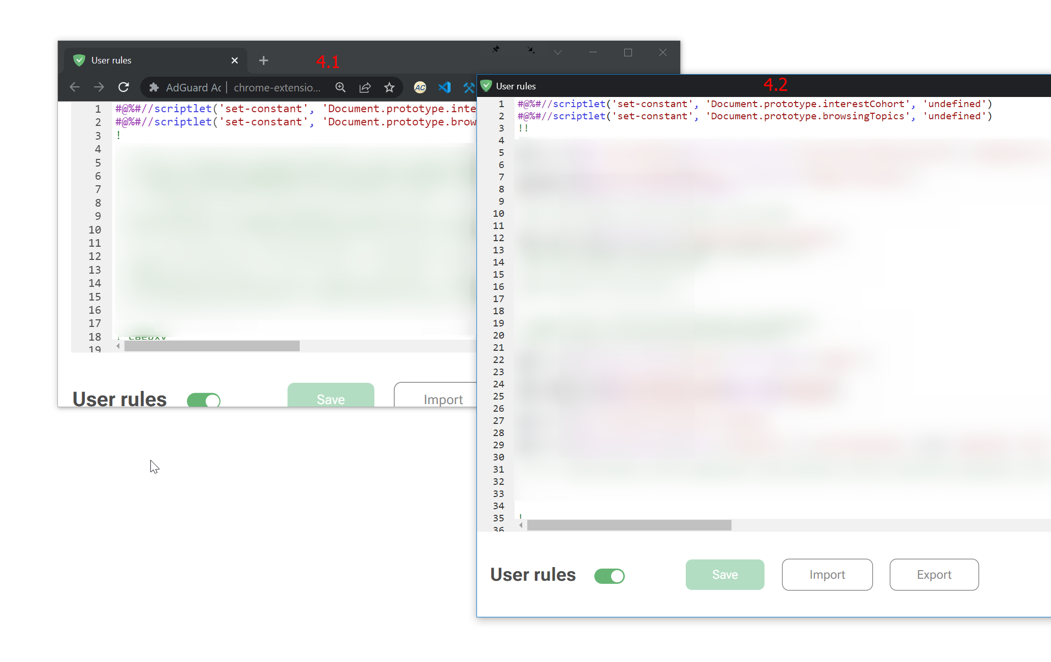 Cannot move external rules editor to the main browser's window · Issue #2379 · AdguardTeam ...