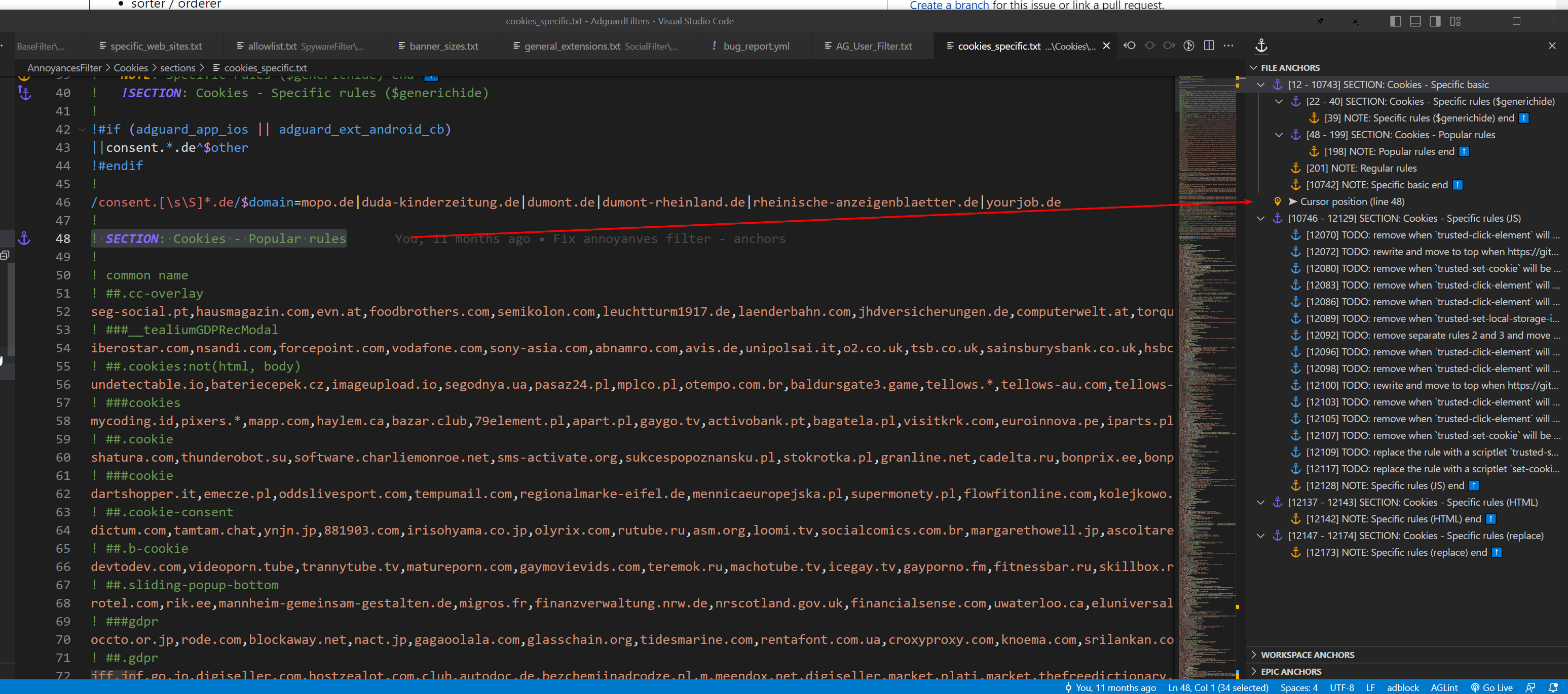 Add formatter option to the VSCode extension · Issue #98 · AdguardTeam/VscodeAdblockSyntax · GitHub