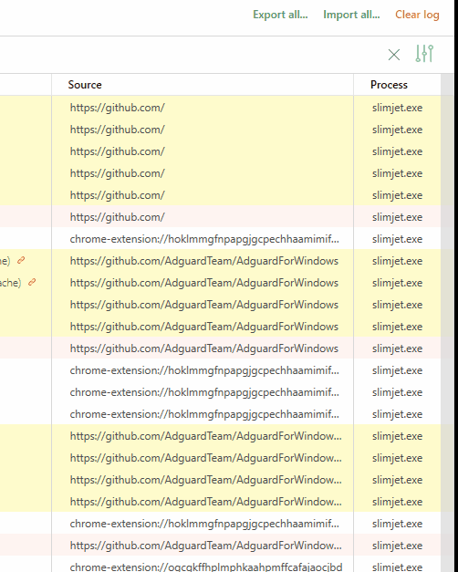 [Filtering log] Clicking on blank space in requests selector does nothing · Issue #2607 ...