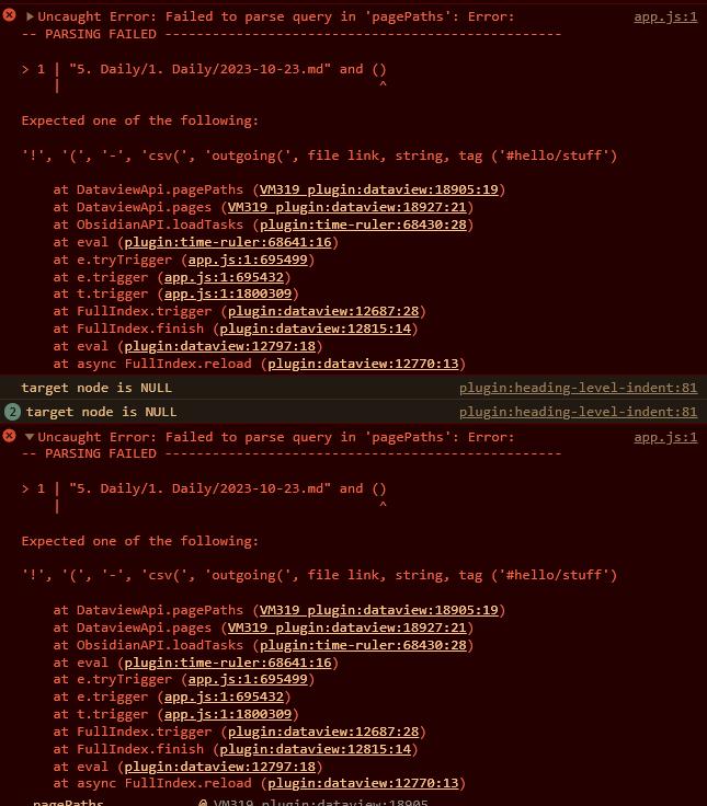 Bug Report · Issue 2126 · Blacksmithguobsidian Dataview · Github 