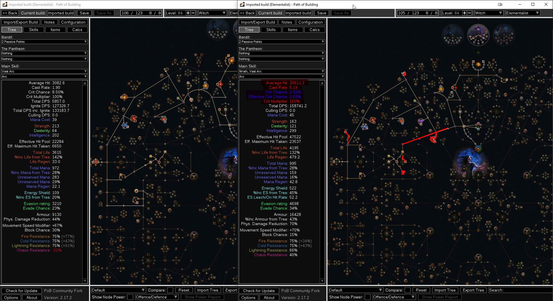 Simultaneous passive tree / gear comparison · Issue #4402 ...