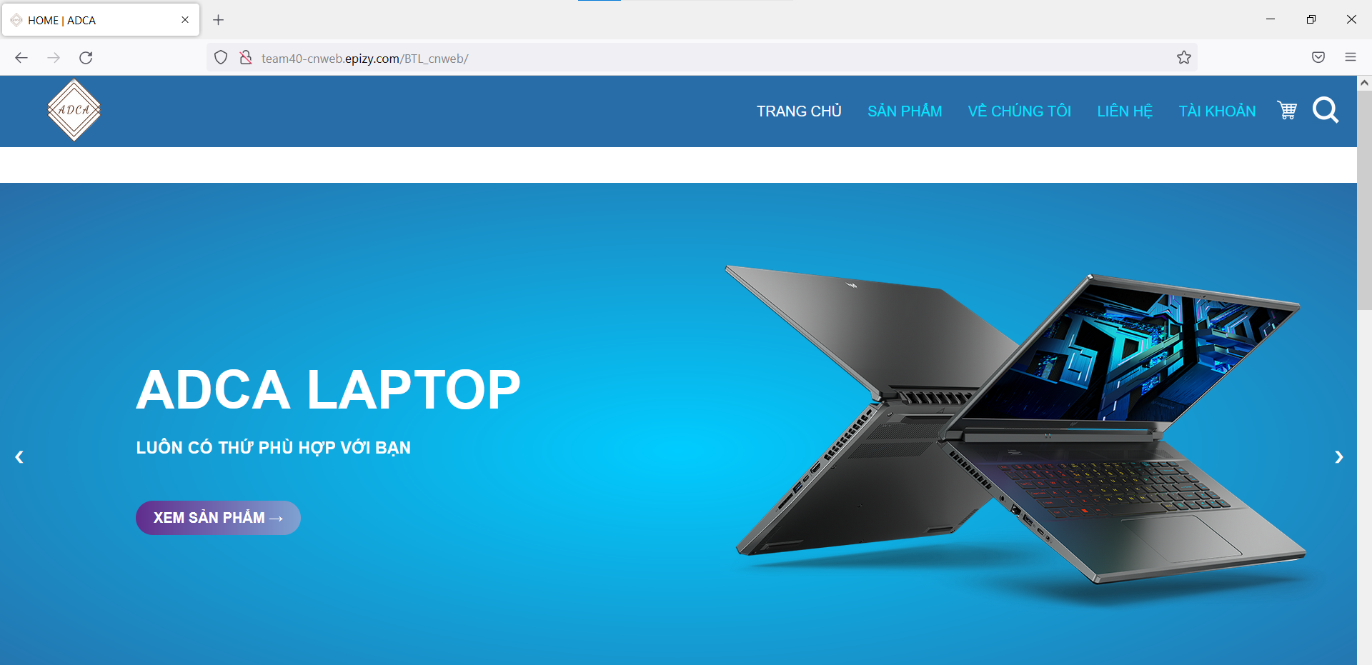 GitHub - anh-nnd183475/team40_CNWEB-DVTT: E-comerce web for selling computer