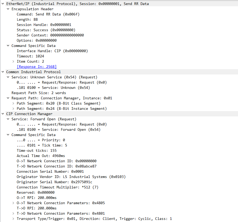In the process of connecting with PLC, "Forward Open" issue. · Issue #362 · EIPStackGroup/OpENer ...