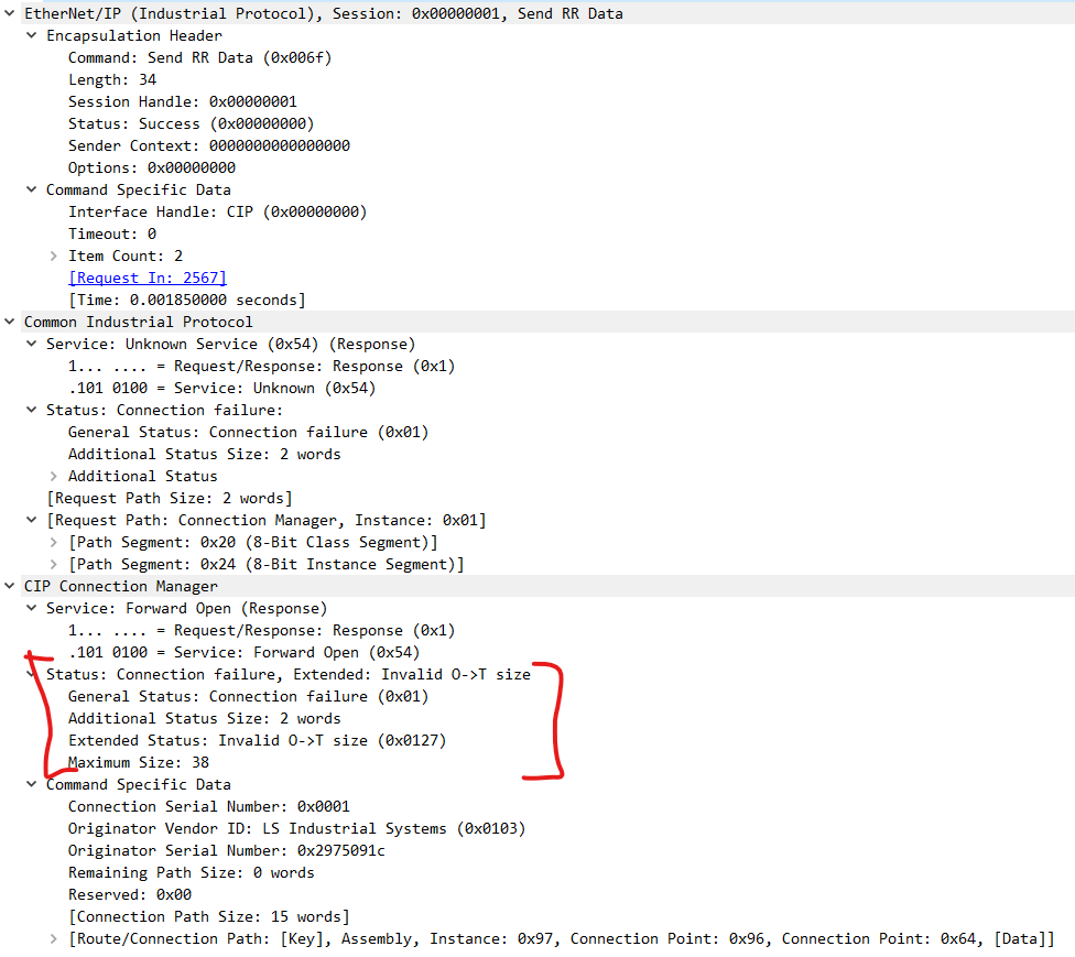 In the process of connecting with PLC, "Forward Open" issue. · Issue #362 · EIPStackGroup/OpENer ...