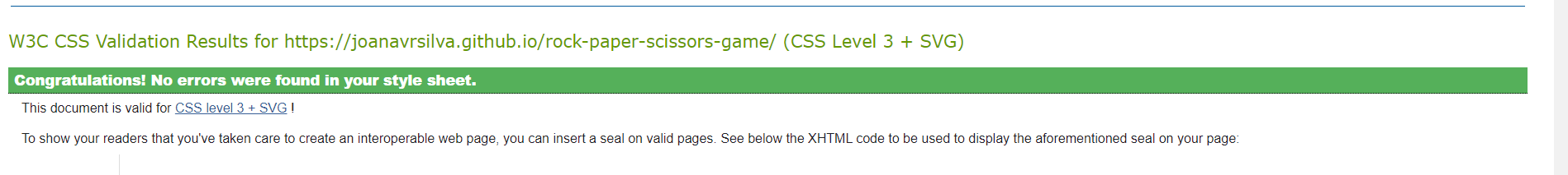 GitHub - joanavrsilva/rock-paper-scissors-game: Play the traditional game of Rock Paper Scissors ...