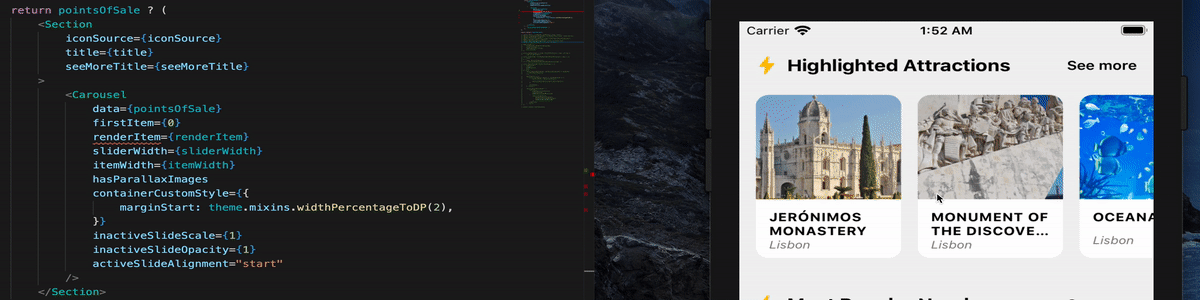 How To Right Align Carousel Using React Native Snap Carousel · Issue 695 · Meliorencereact