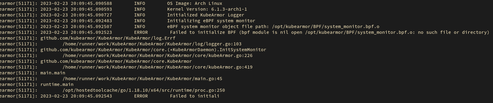 Support for Arch linux · Issue #1093 · kubearmor/KubeArmor · GitHub