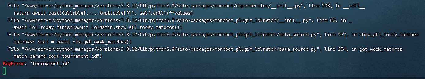 nonebot中无法运行 · Issue #7 · MaxCrazy1101/nonebot_plugin_lolmatch · GitHub