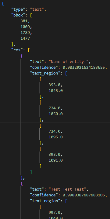PPStructure Layout Analysis Text Recognition - Get bbox of each word · Issue #8477 ...