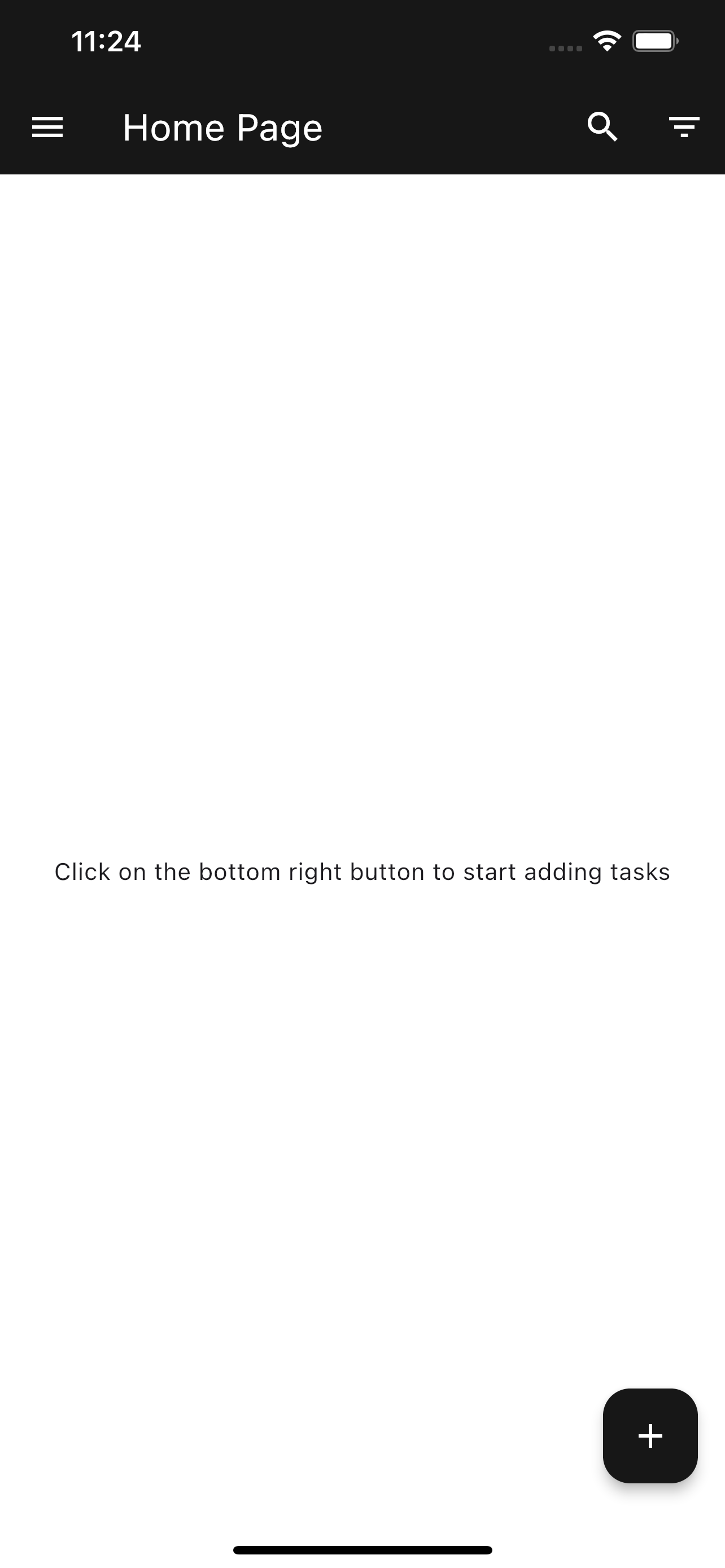 Text Shown When No Tasks are There is Not Visible · Issue #116 · CCExtractor/taskwarrior-flutter ...