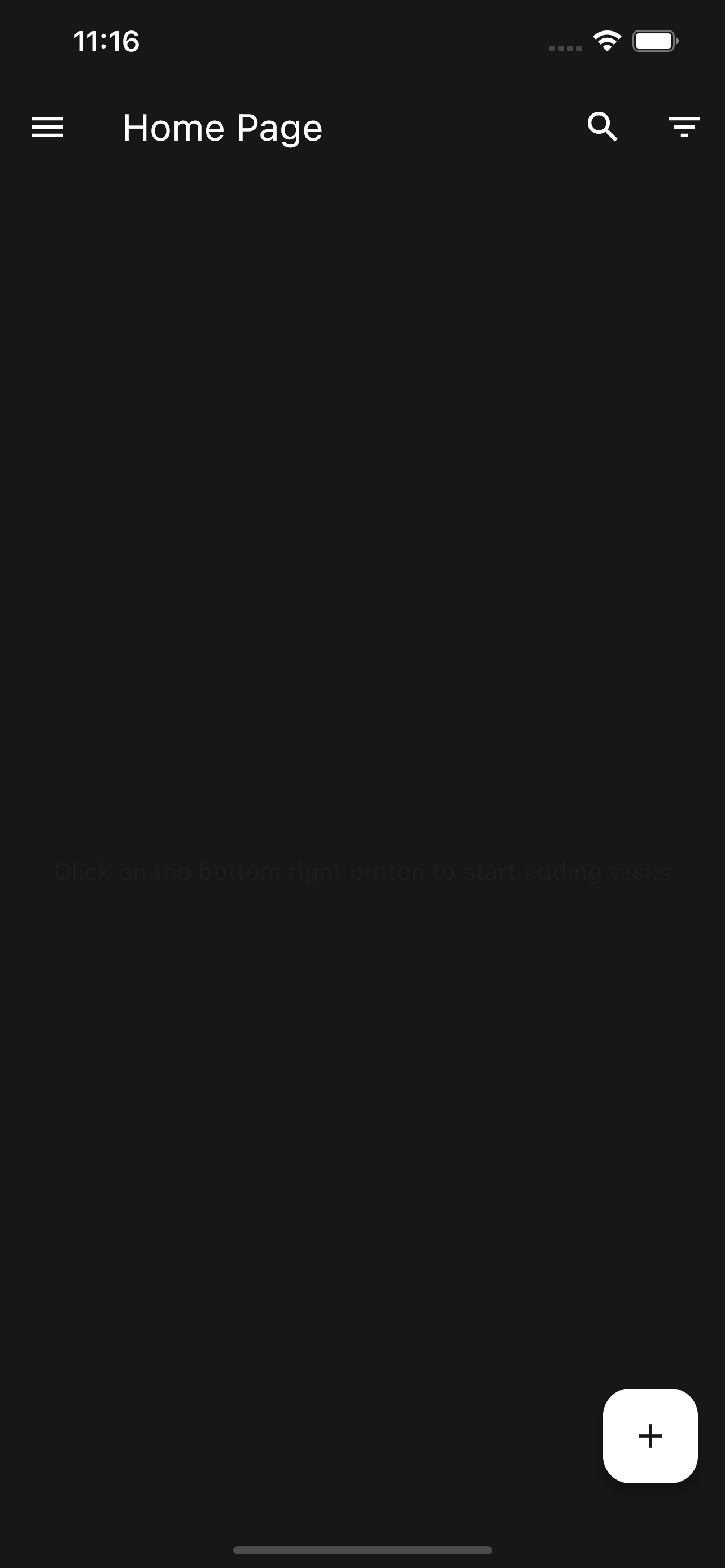 Text Shown When No Tasks are There is Not Visible · Issue #116 · CCExtractor/taskwarrior-flutter ...