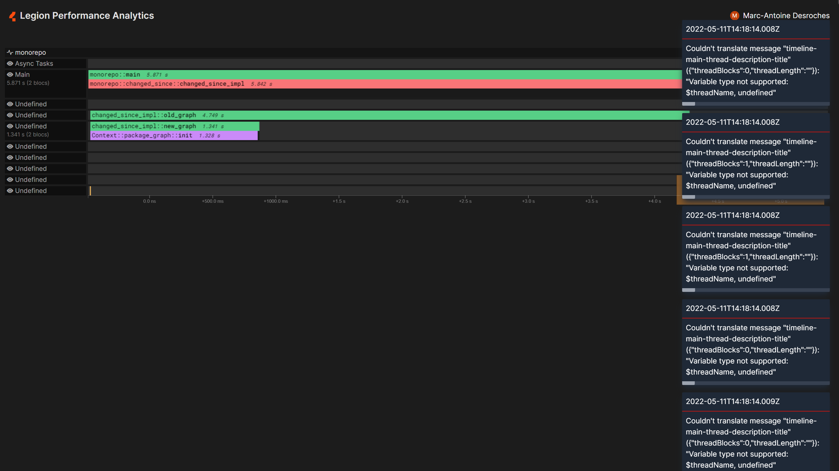 timeline translation errors · Issue #1753 · legion-labs/legion · GitHub