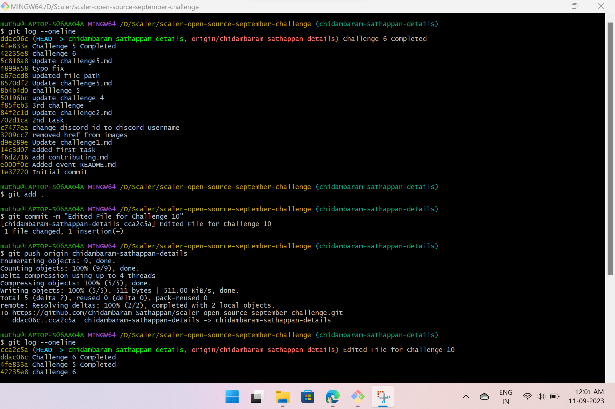 Challenge #12 - Chidambaram Sathappan · Issue #372 · scaleracademy/scaler-open-source-september ...