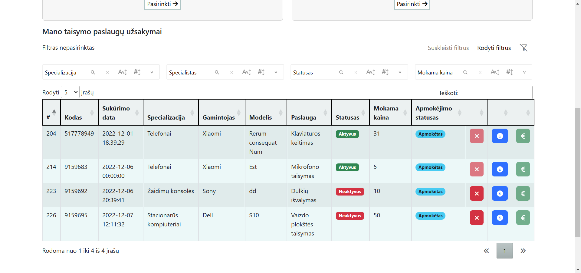 GitHub - jonas-jasul/elektronikosTaisykla