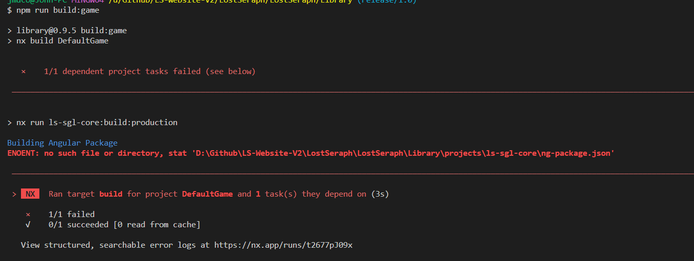 Missing Ng Packagejson After Latest Update 1592 · Issue 16190 · Nrwlnx · Github 