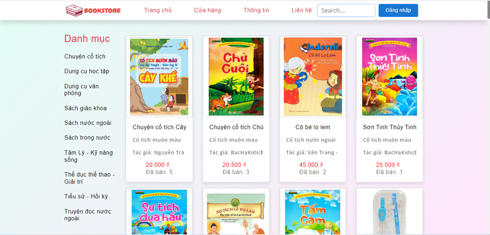 GitHub - thtruong2904/Website-BookStore-React: Giao diện đồ án: "Xây dựng Website bán sách và ...