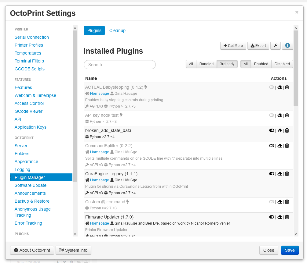 [Request] Easy plugin manager search dialogs ergonomy enhancement · Issue #3971 · OctoPrint ...