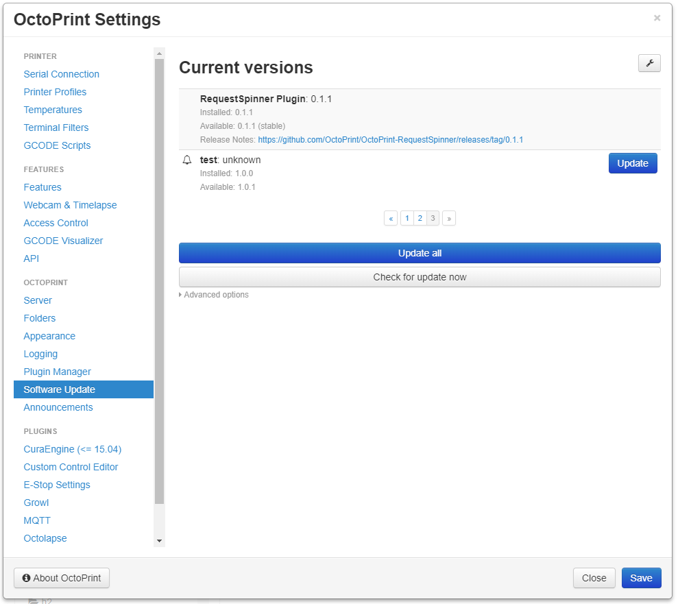 [Request] "all or nothing" Plugin-Update · Issue #2615 · OctoPrint/OctoPrint · GitHub