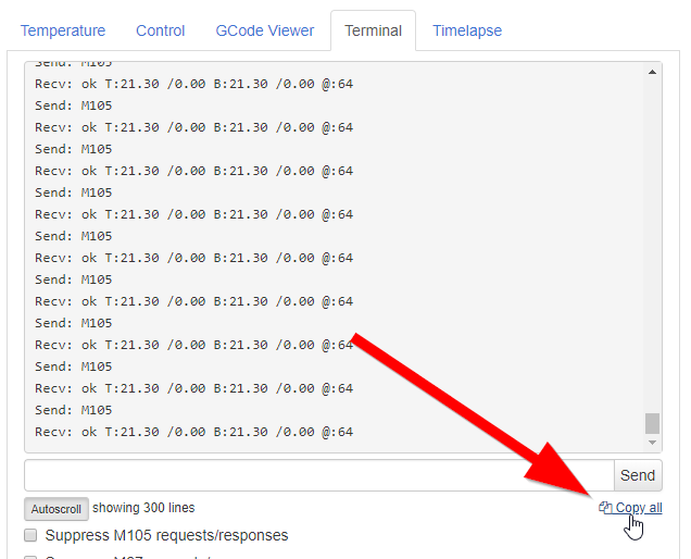 [Request] Configurable scrollback buffer size for terminal · Issue #1668 · OctoPrint/OctoPrint ...