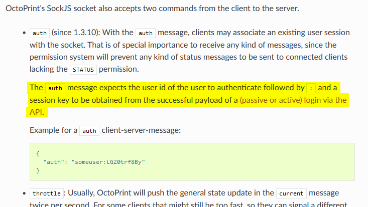 OctoPrint 1.4.1+ and Websocket Error · Issue #85 · OctoFarm/OctoFarm · GitHub