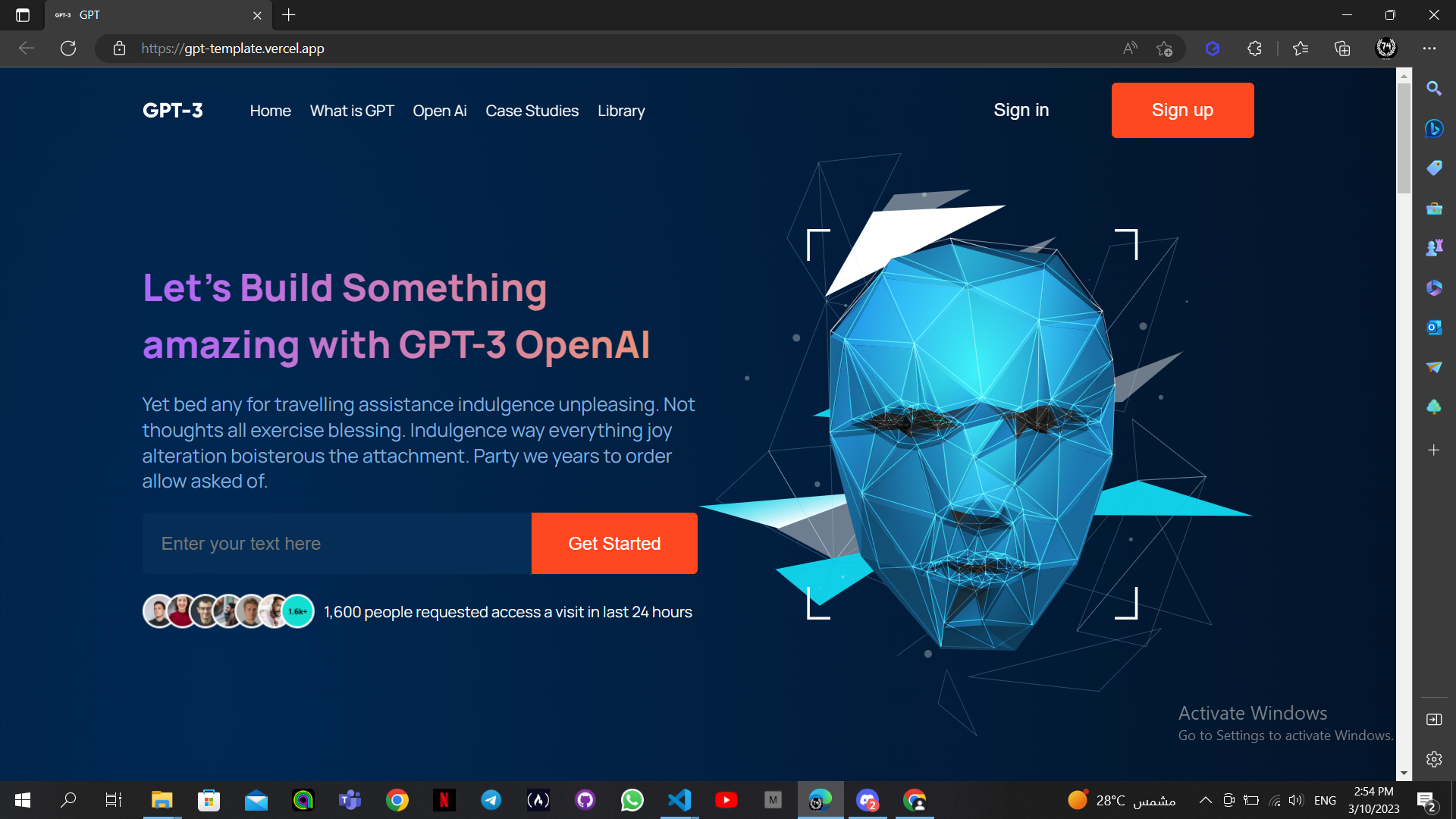 GitHub - ahmedsameh74/GPT-template: #landingpage https://www.figma.com ...