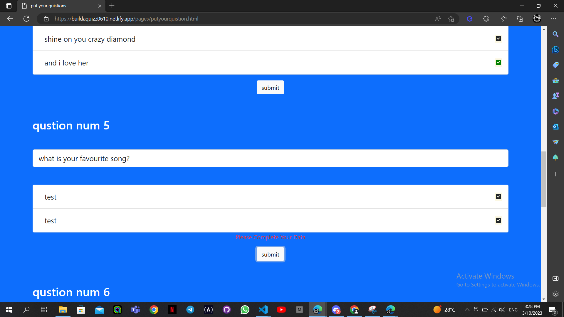 GitHub - ahmedsameh74/buildAquizz: quiz application #app