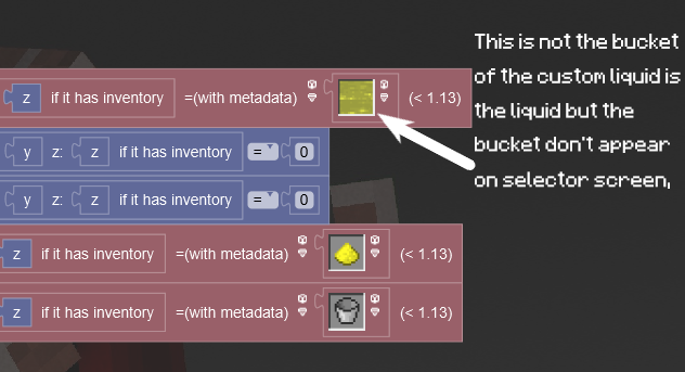 Custom Bucket don't appear in Item/Block Selector Screen · Issue #1227 · MCreator/MCreator · GitHub