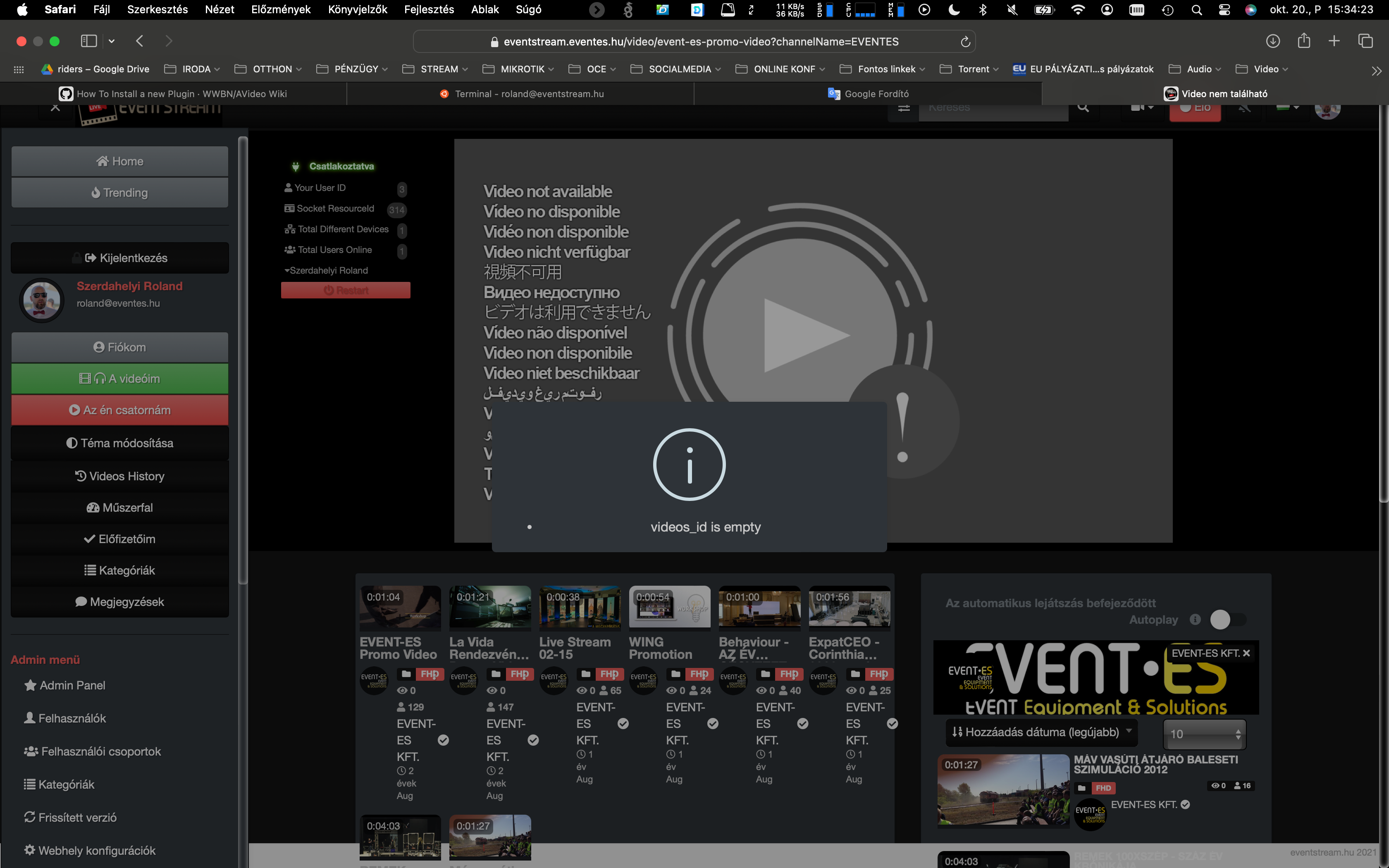 Under Maintanance ??? · Issue #8550 · WWBN/AVideo · GitHub