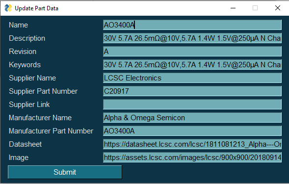 Symbol and footprint upload to KiCad fails · Issue #72 · sparkmicro/Ki-nTree · GitHub