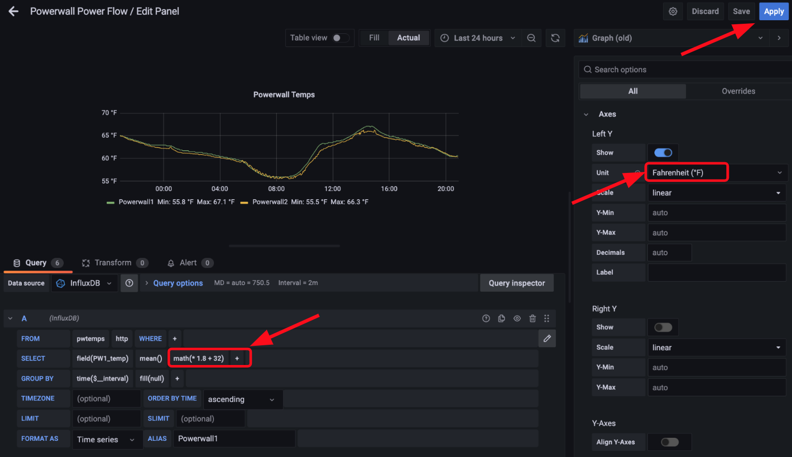 Powerwall temp set to Celsius ignoring config · Issue #229 · jasonacox/Powerwall-Dashboard · GitHub