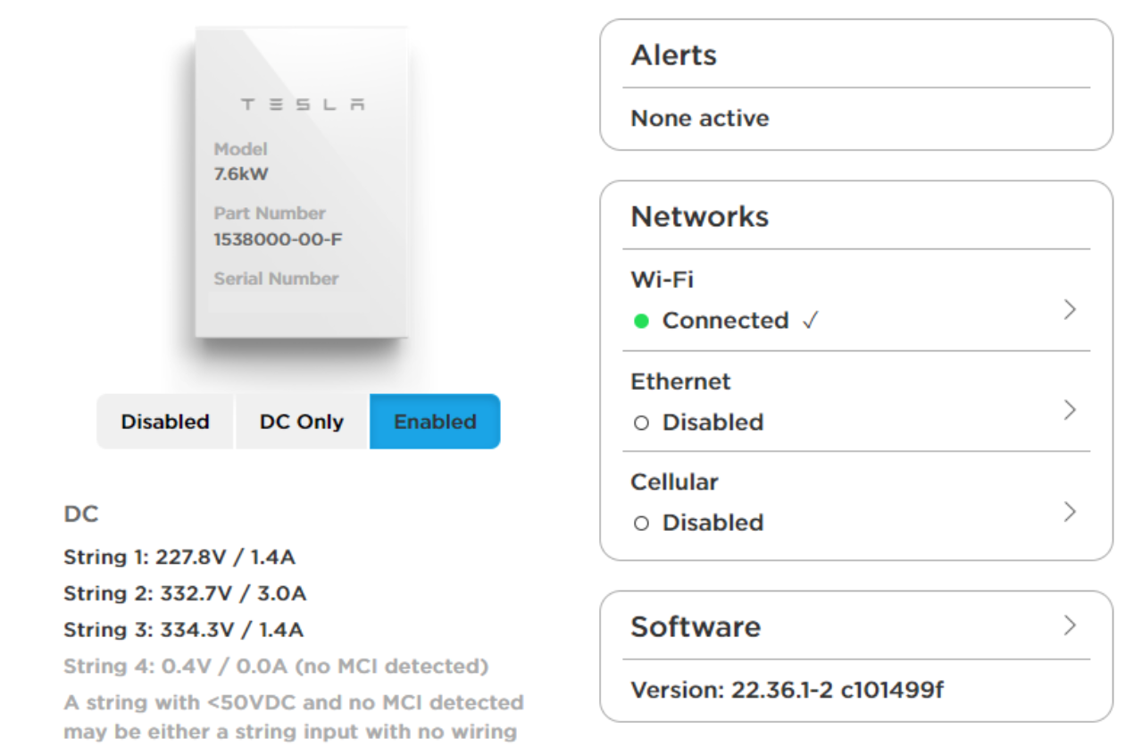 Missing Strings and/or Configuration issue · Issue #292 · jasonacox/Powerwall-Dashboard · GitHub