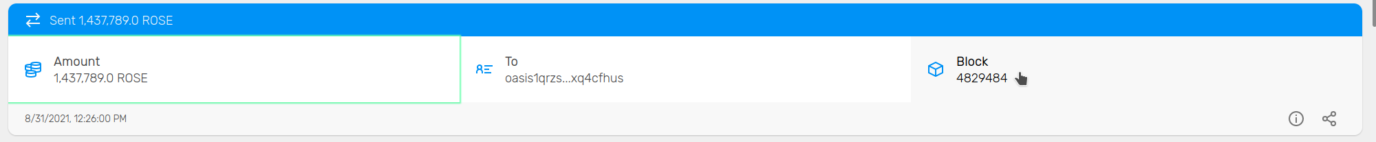 Use default cursor on Amount and Block panes · Issue #275 · oasisprotocol/wallet · GitHub