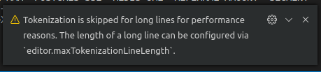 [json] "There is no formatter for 'json'-files installed." for a specific (large) JSON document ...