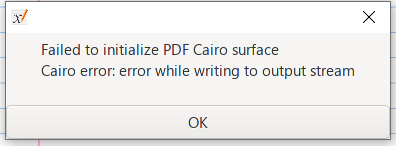 Windows Cairo error when trying to export to pdf · Issue #4256 · xournalpp/xournalpp · GitHub
