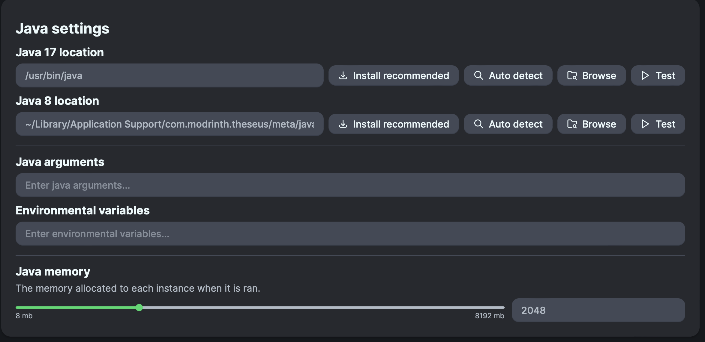 Seperate Java 8 and Java 17 paths · Issue #1720 · PrismLauncher ...