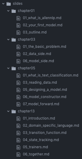 Remove slide functionality · Issue #25 · allenai/allennlp-guide · GitHub