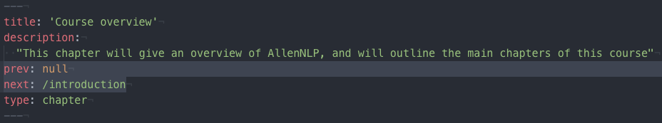 Build prev/next chapter navigation links programmatically · Issue #36 · allenai/allennlp-guide ...