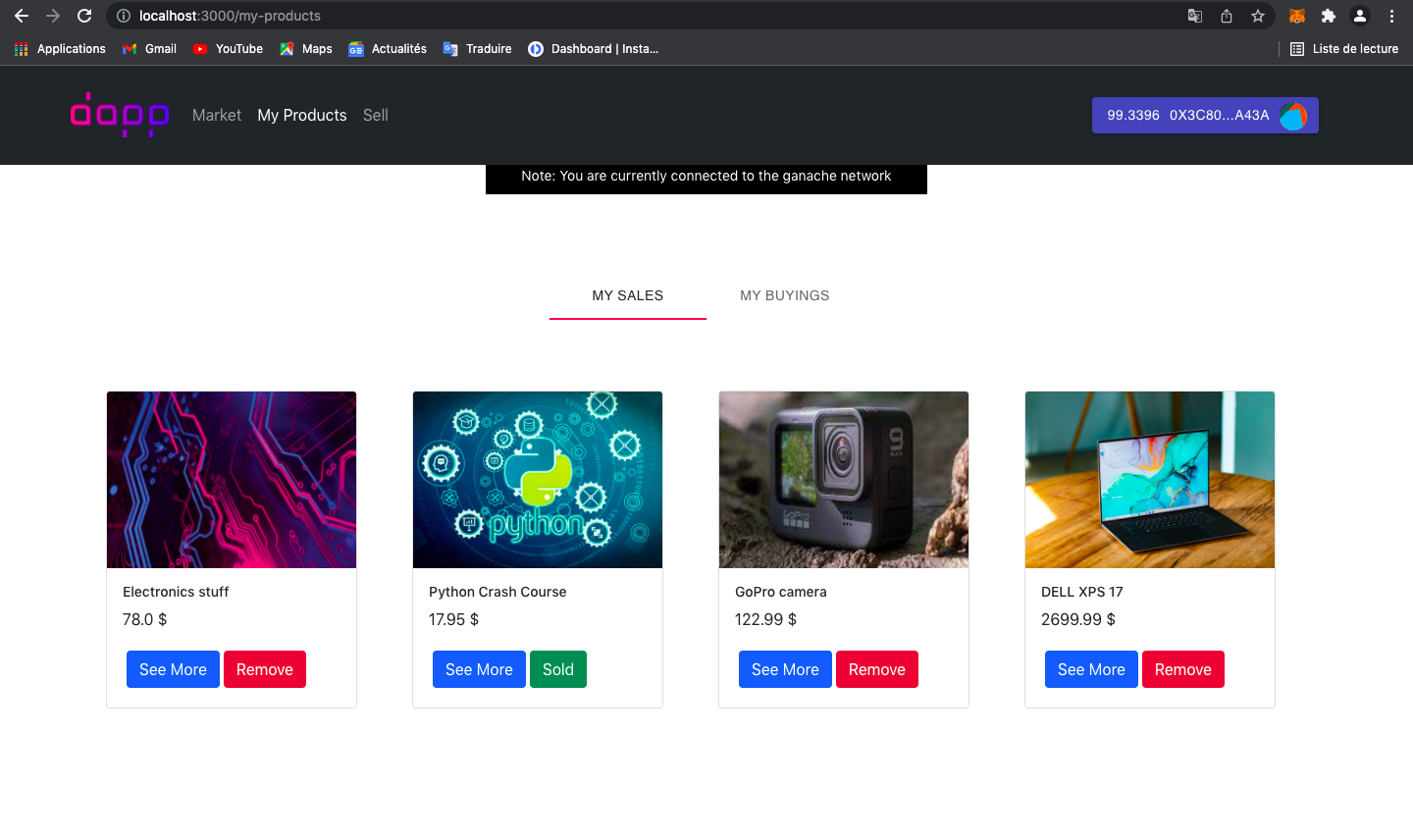 GitHub - kaymen99/MarketPlace-dapp: An online marketplace Dapp built on the EVM blockchains
