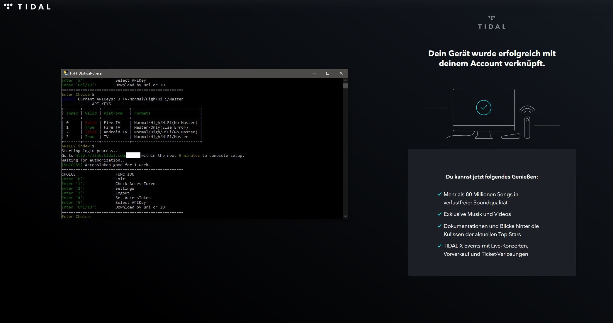 [BUG] Device Authorization Failed · Issue #833 · yaronzz/Tidal-Media-Downloader · GitHub