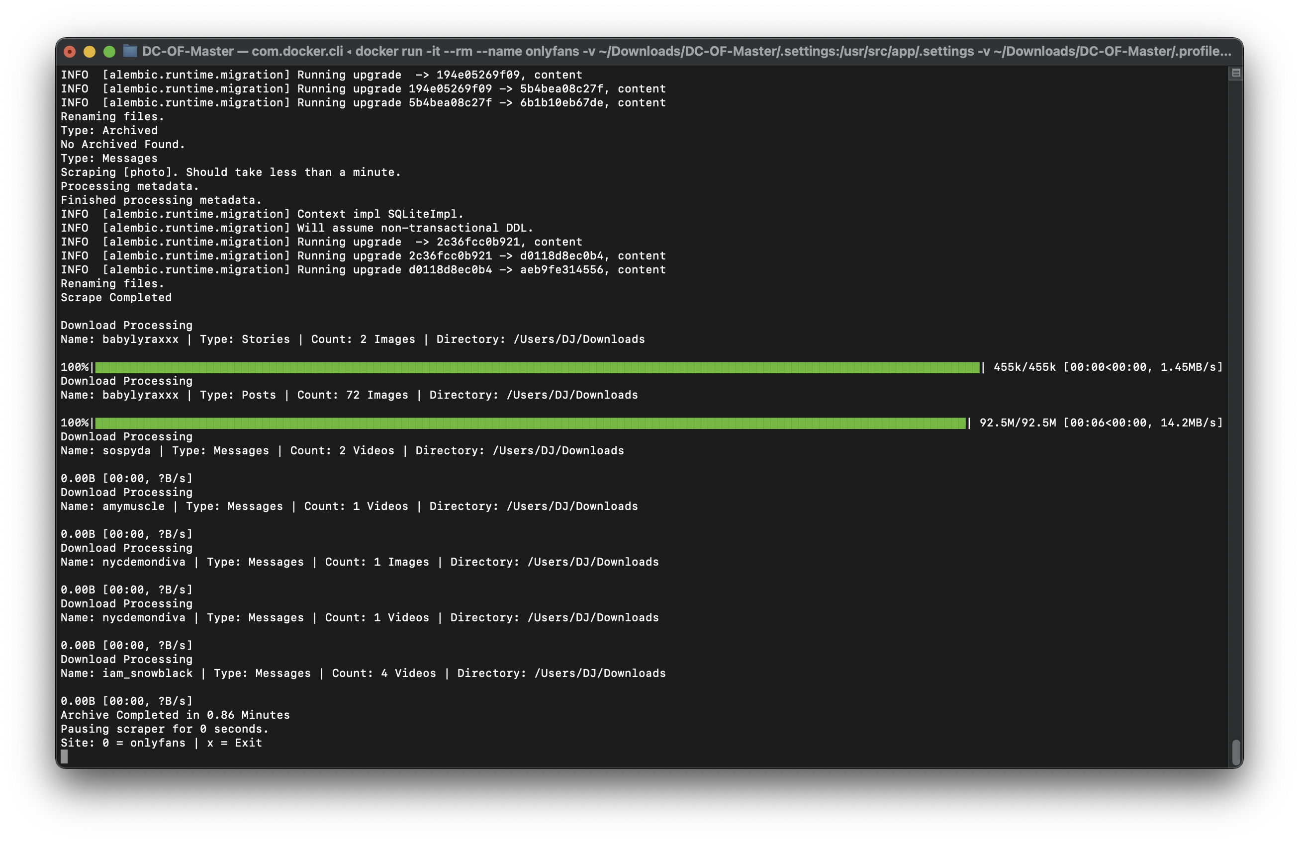 Not actually downloading content · Issue #1128 · UltimaHoarder/UltimaScraper · GitHub