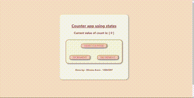 Github Dhruvaarora React Counter App By Dhruva Arora