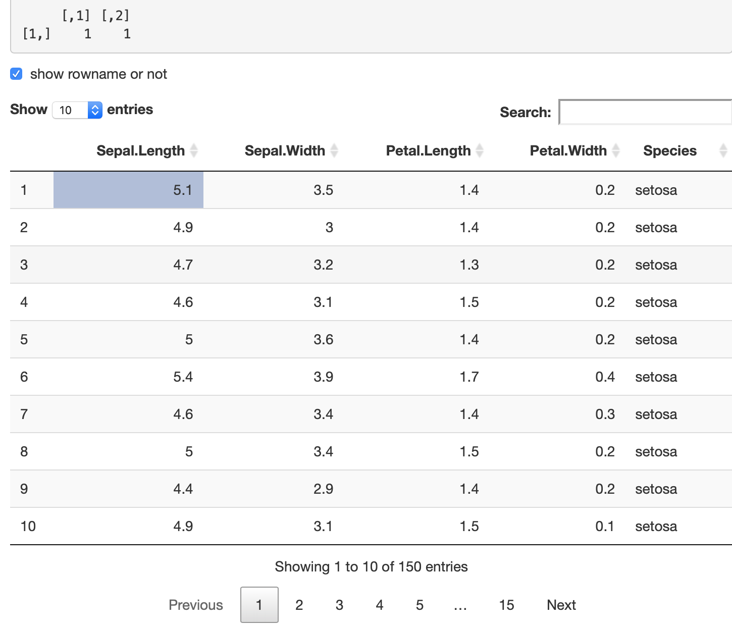 cell selection column index start from 0 · Issue #427 · rstudio/DT · GitHub