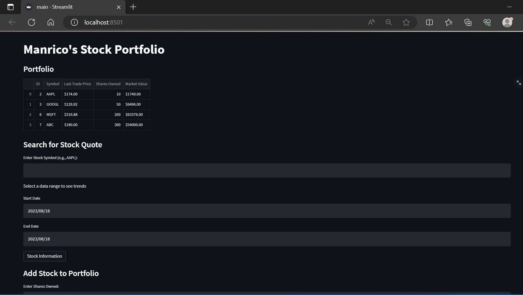 GitHub - sonaliketaki/Portfolio-Tracker: This is a Streamlit-based web application for managing ...