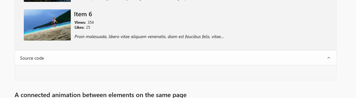 Connected Animation Missing Source code · Issue #1145 · microsoft/WinUI-Gallery · GitHub