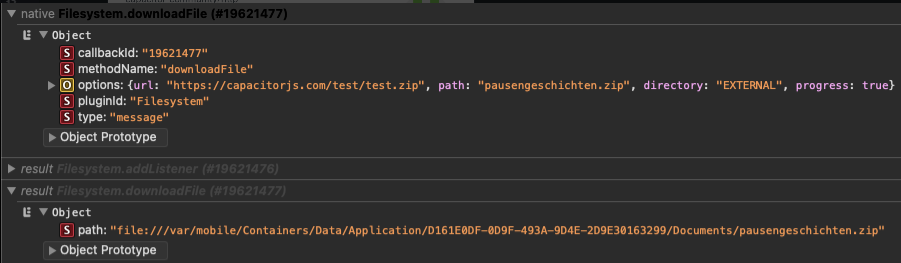 FileDownload catch issue · Issue #1698 · ionic-team/capacitor-plugins · GitHub