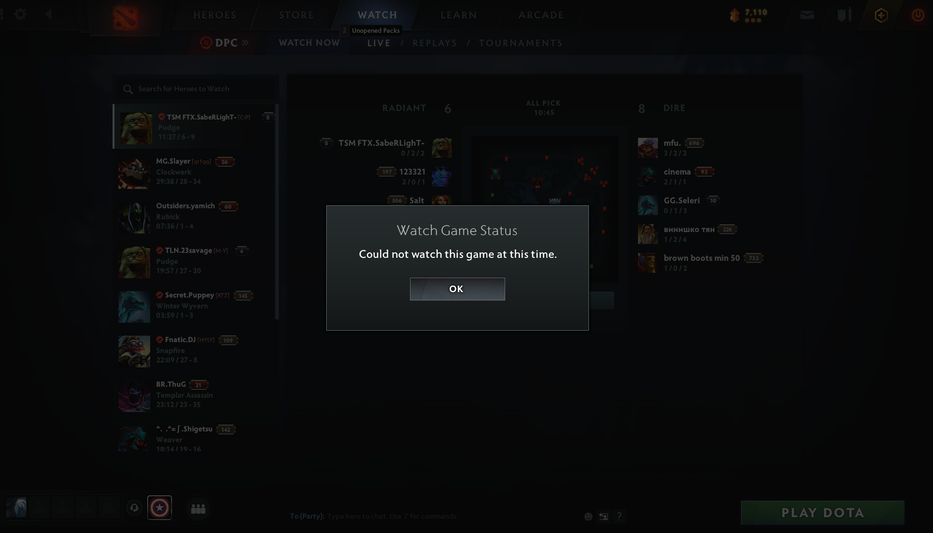 Problem with DotaTV · Issue #1097 · ValveSoftware/Dota2-Gameplay · GitHub